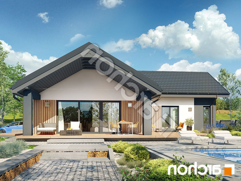 Nowoczesny projekt Dom w galach 7 (G2)